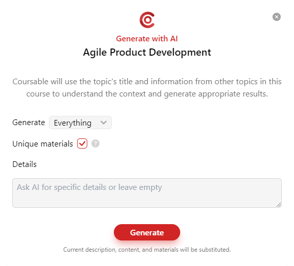 Coursable - Student workspace powered by AI